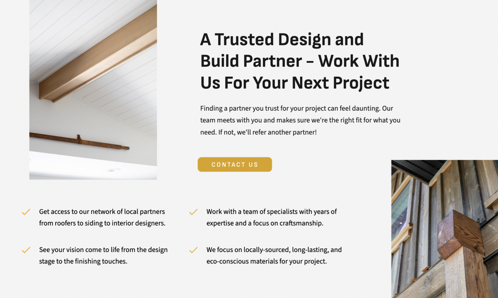 Website For Cowichan Steelhead Construction - Belle White Creative